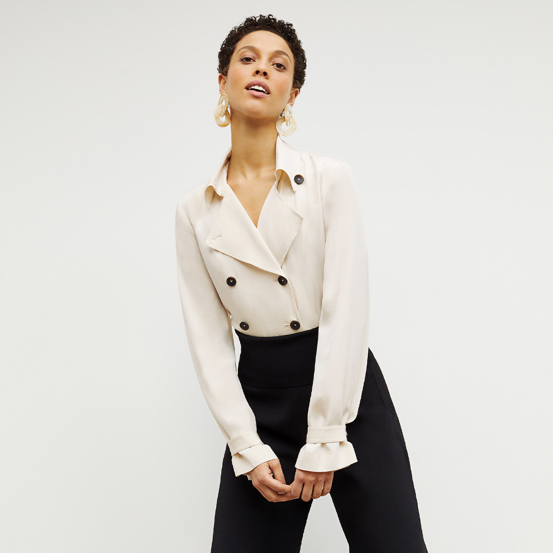 How to Style and Wear a Jacket with Nothing Underneath