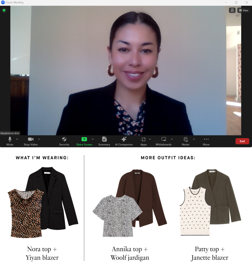 How to Dress for a Zoom Interview: Three Outfit Formulas for Any Industry