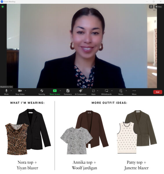 How to Dress for a Zoom Interview: Three Outfit Formulas for Any Industry