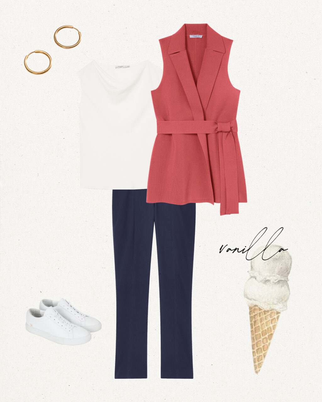 An Ice-Cream-Inspired Outfit Formula for Hot Summer Days