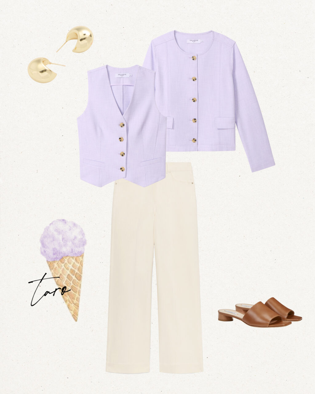 An Ice-Cream-Inspired Outfit Formula for Hot Summer Days